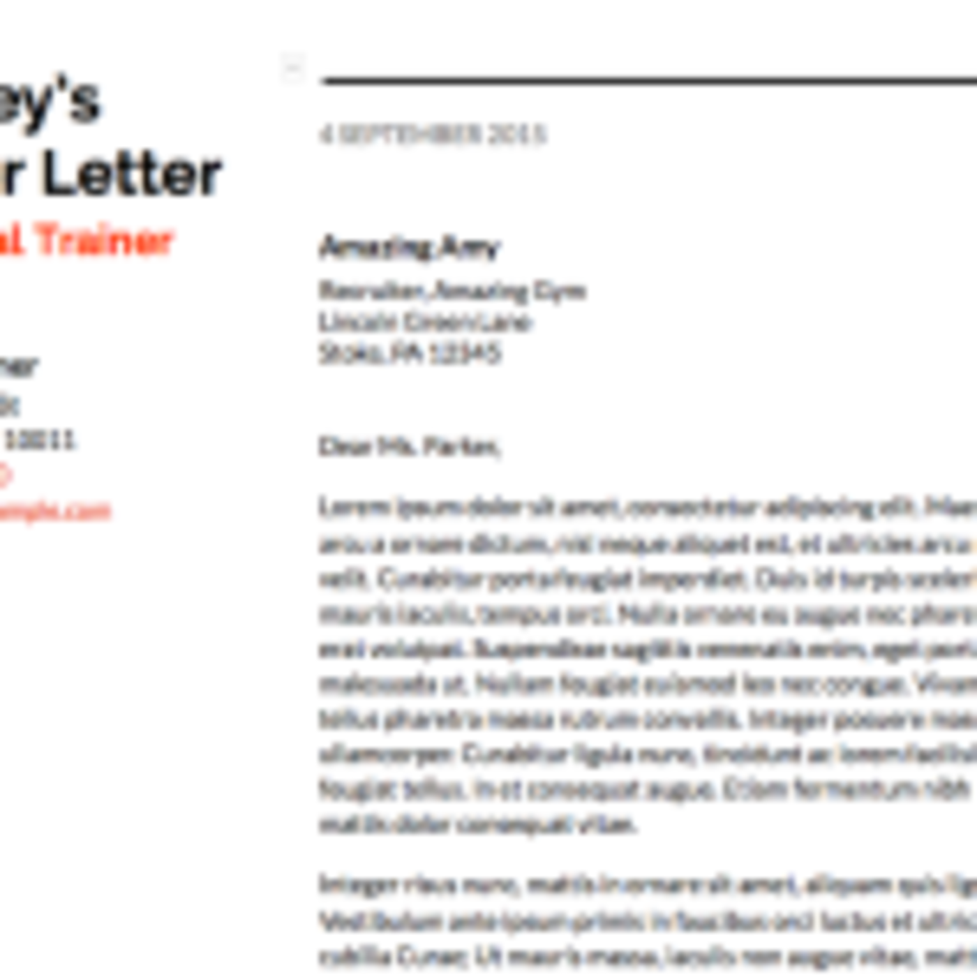 ExerciseJobs How To Write Eye Catching Cover Letter ExerciseJobs